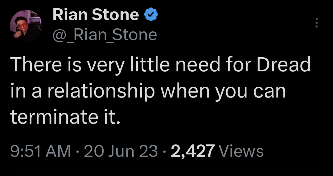 Dread, Emotional/Analytical, And What I Almost Did Recently – Rob Says